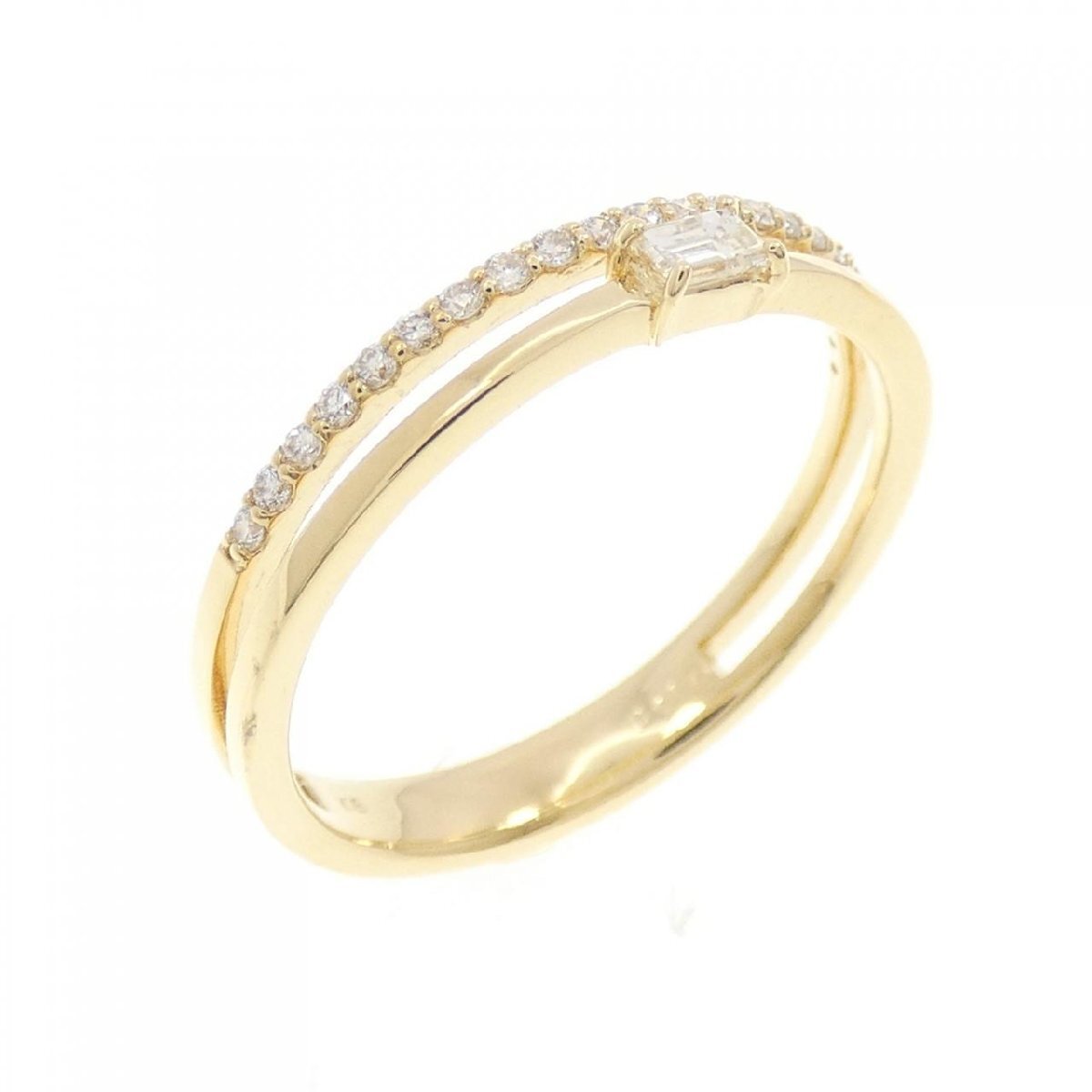 Yahoo!オークション - 【新品】K18YG ダイヤモンド リング 0.17CT