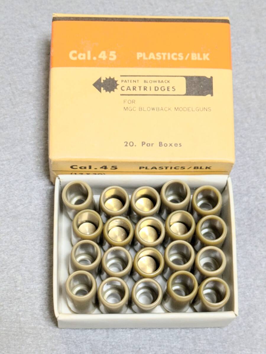 Yahoo!オークション - MGC製 Cal45 プラスチック カートリッジ 20個 元...