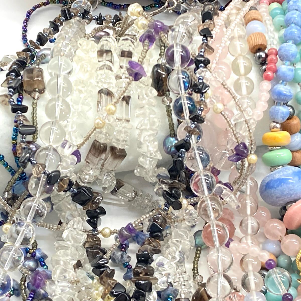 Yahoo!オークション - 天然石多数 [アクセサリーおまとめ]u 約1995g ...