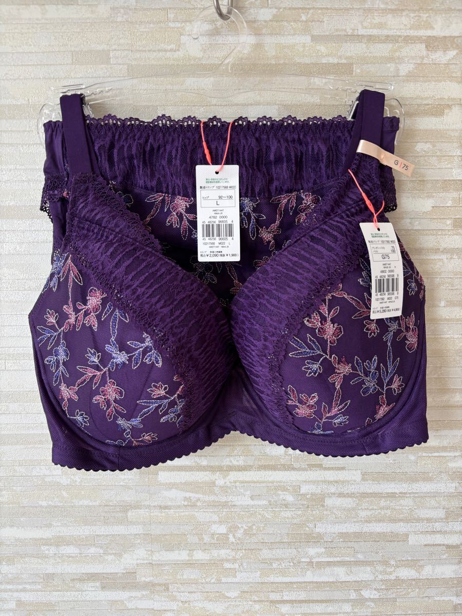 Yahoo!オークション - G75L」トリンプ ナチュラルスリム日本庭園クワイ...