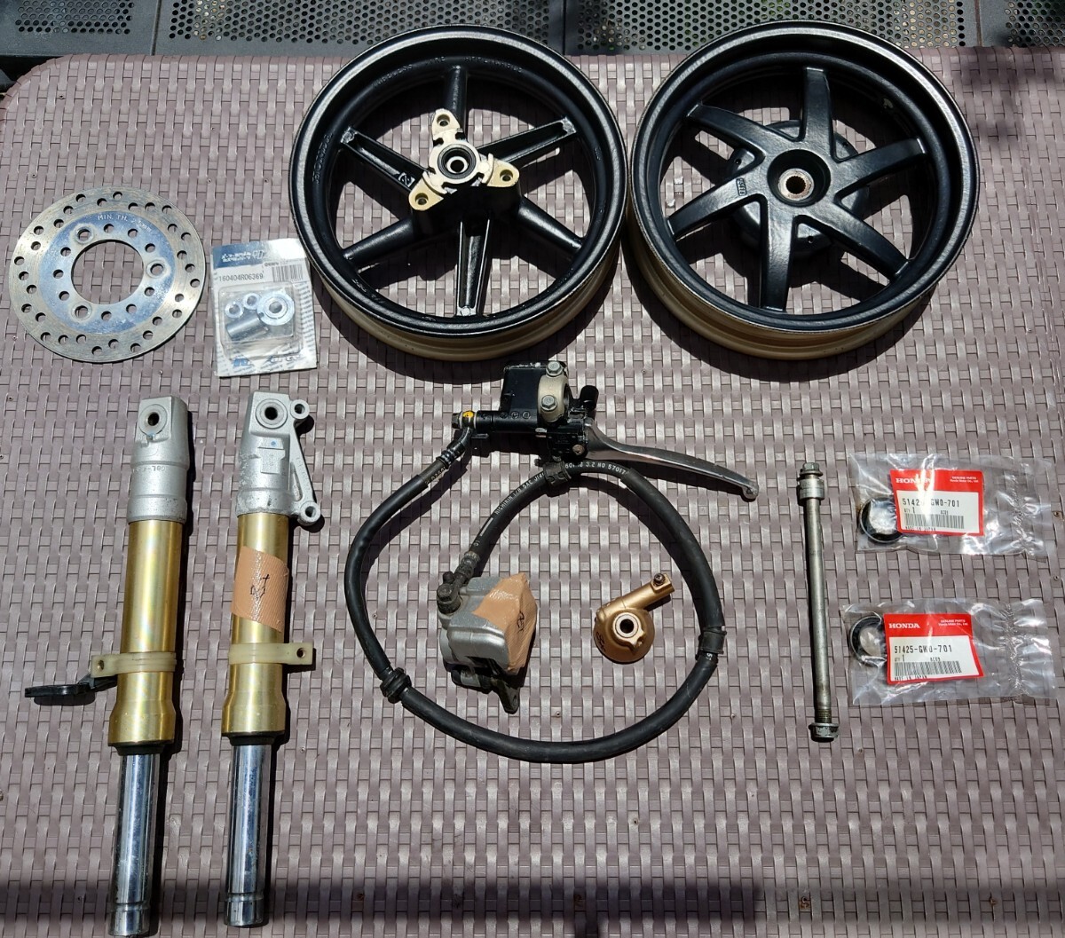 Yahoo!オークション - ホンダ Dio ZX 足回り ズーマー AF58 アダプター...