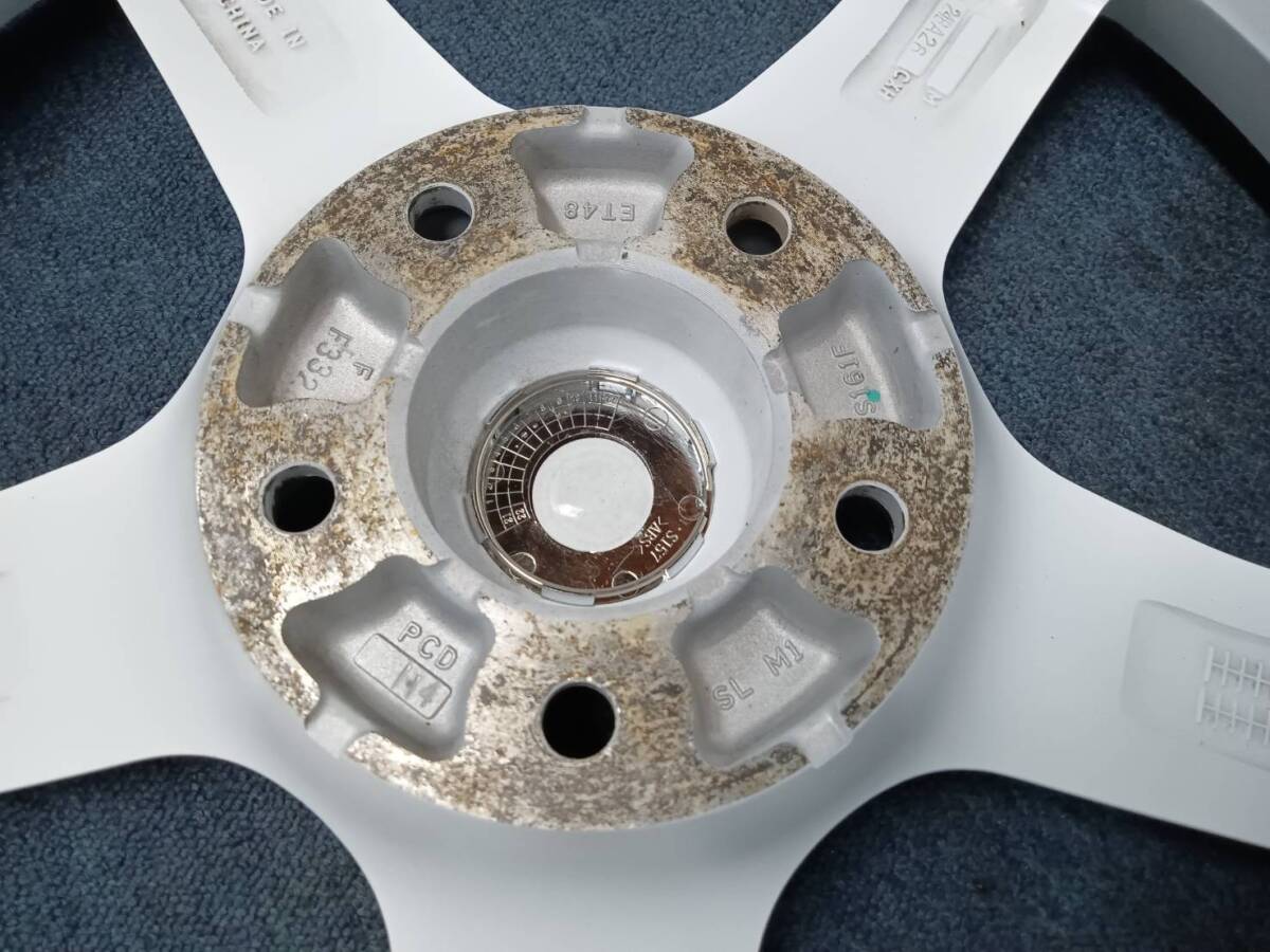 Yahoo!オークション - 希少品 ホワイト MID RMP Racing 17×7J +48 5H...