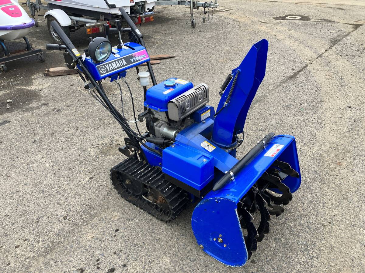 Yahoo!オークション - 札幌発 最落なし 【動作OK 】除雪機 ヤマハ YT66...