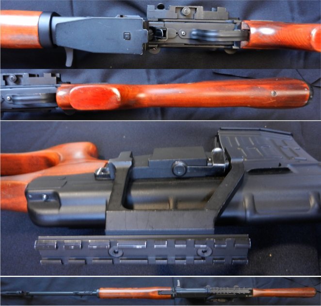 Yahoo!オークション - 希少 AGM SVD ドラグノフ フルメタル エアーコ...