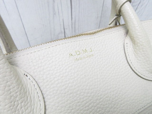 Yahoo!オークション - 極美品 ADMJ エーディーエムジェイ トートバッグ...