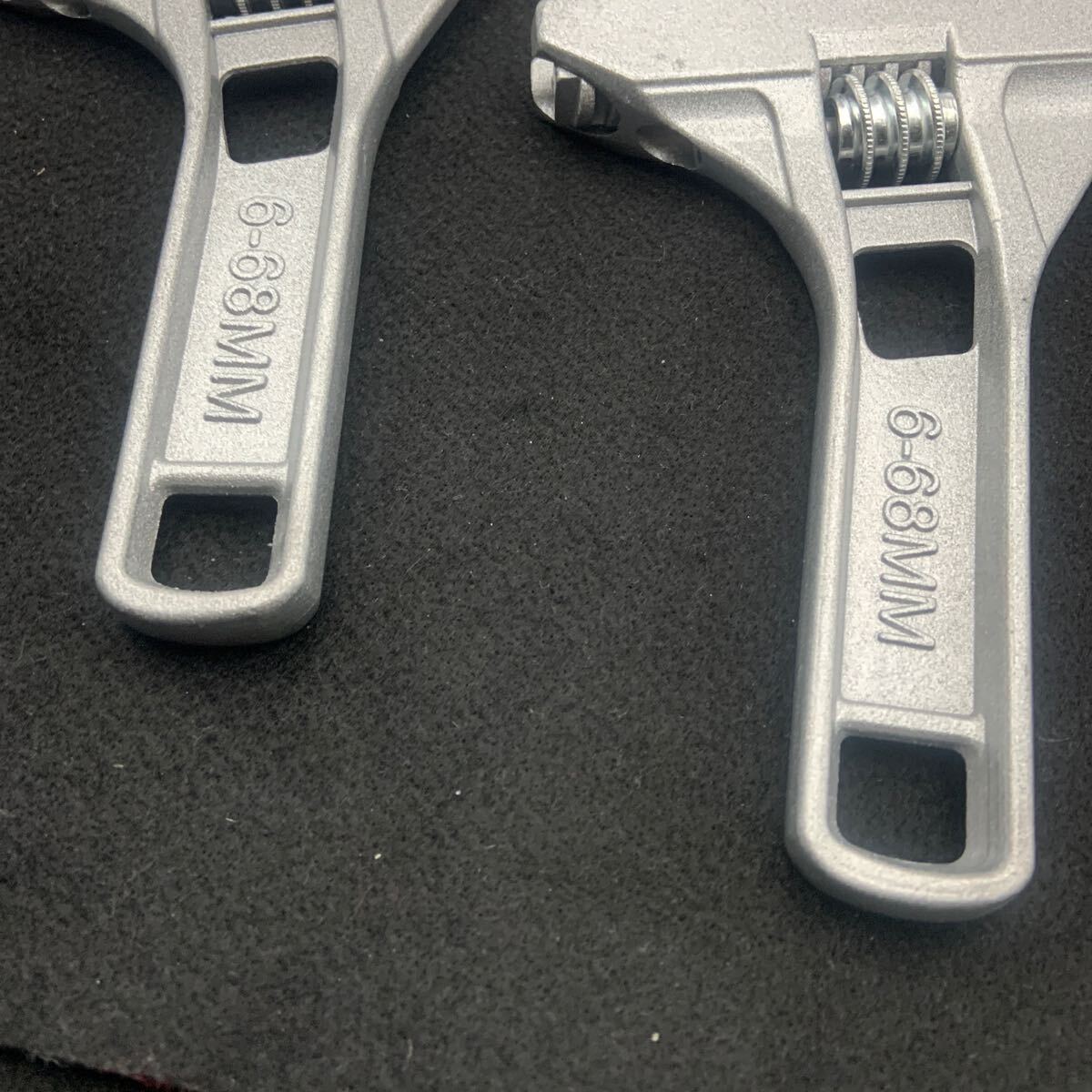 Yahoo!オークション - 2本 モンキーレンチ ワイド 工具 6-68m 蛇口 ボ...