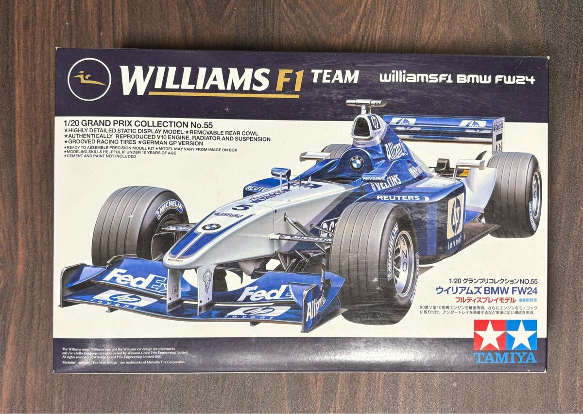 Yahoo!オークション - 1/20 タミヤ ウィリアムズBMW FW24 グランプリコ...
