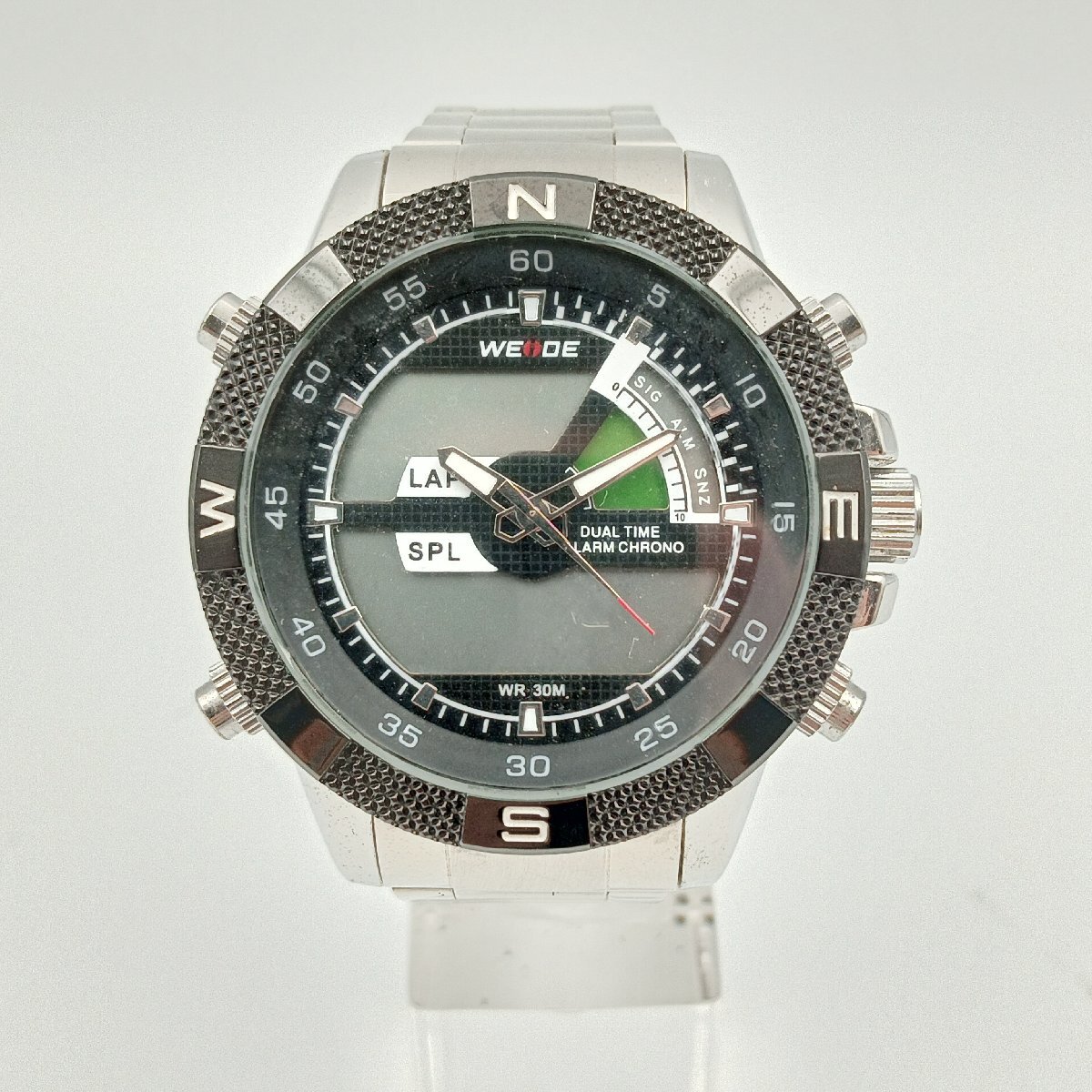 Yahoo!オークション - 1円 W258 WEDE WH-1104 腕時計 メンズ デジタル/...