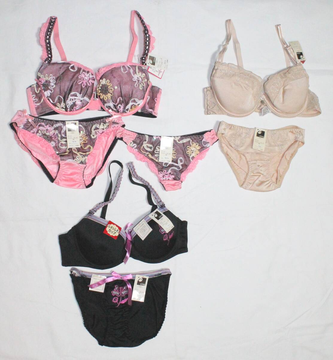 Yahoo!オークション - 未使用3セット ブラショーツ C75 ショーツM 保管...