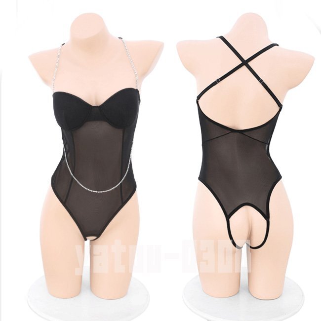 Yahoo!オークション - H636 コスプレウェア 透け透け シースルー 穴あ...