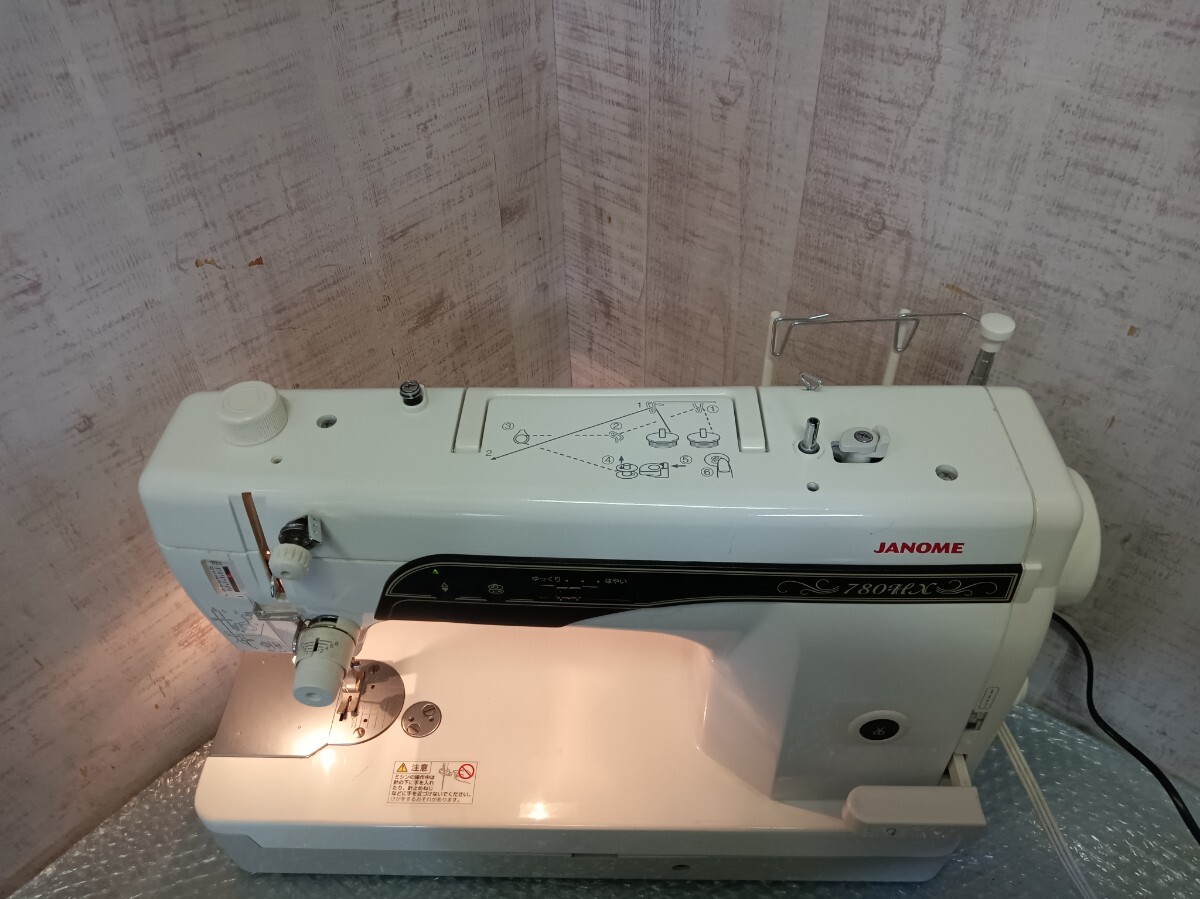 Yahoo!オークション - JANOME ジャノメ MODEL 767 職業用ミシン 780HX ...
