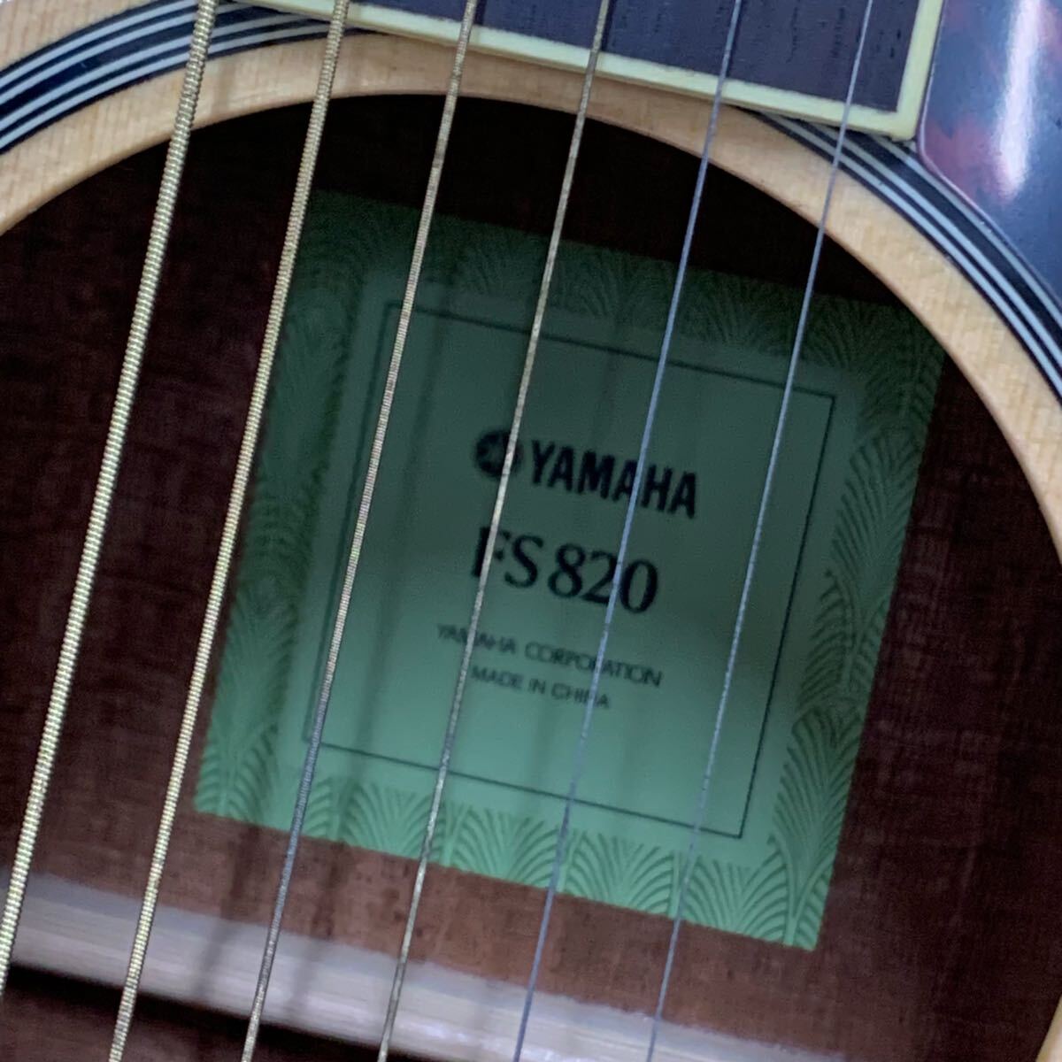Yahoo!オークション - YAMAHA FS820 アコースティックギター ヤマハ ソ...
