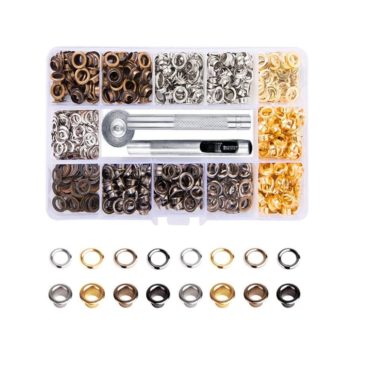 Yahoo!オークション - 【特価】 YFFSFDC 打ち具セット 両面ハトメキッ...