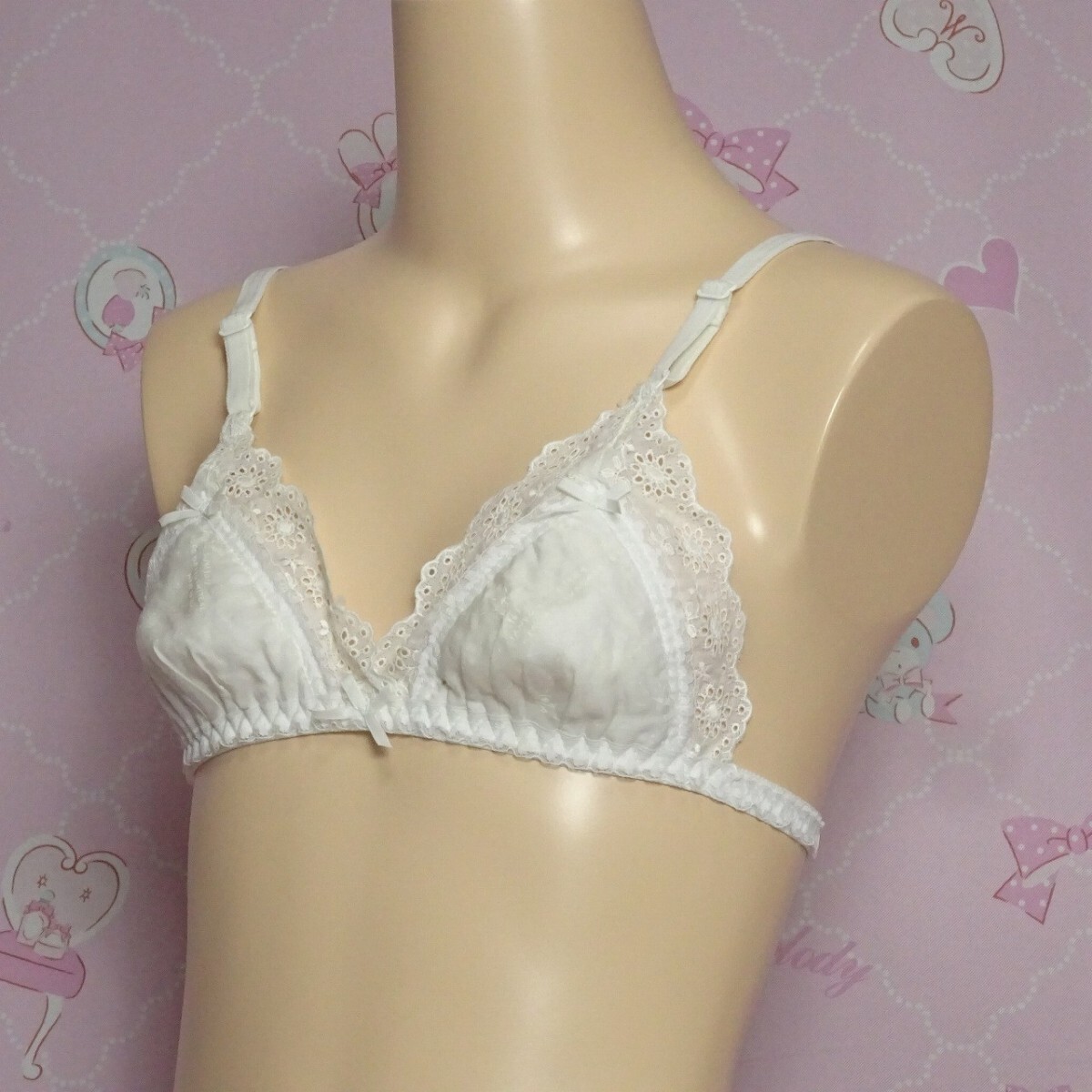 Yahoo!オークション - （3662） ハーフトップ 三角ブラ Zカン A70サイ...