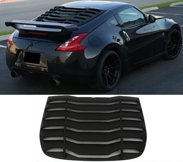 Yahoo!オークション - IKON製 フェアレディZ34 リアウィンドウルーバー...