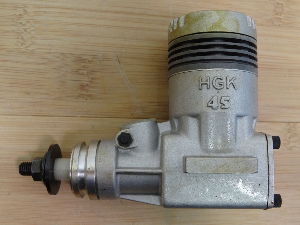 Yahoo!オークション - 現状品/動作未確認 HGK エンジン 45SF R/C ラジ...