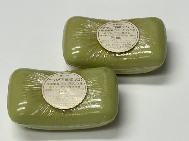 Yahoo!オークション - 〔3335〕 GUERLAIN 石鹸 mitsouko 2個セット ゲ...
