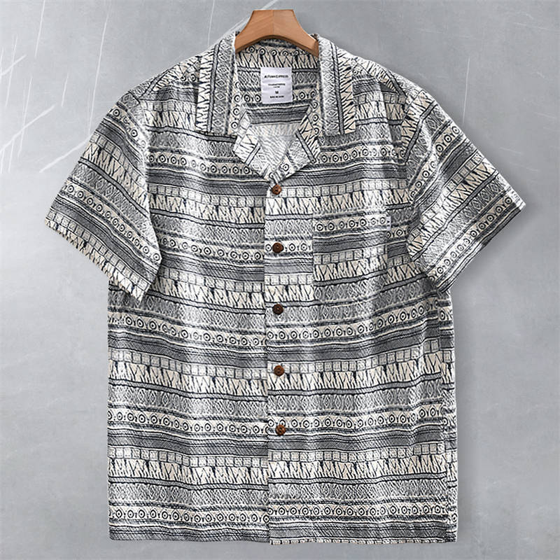 Yahoo!オークション - T2845-XL 新品 新品 シアサッカー アロハシャツ ...