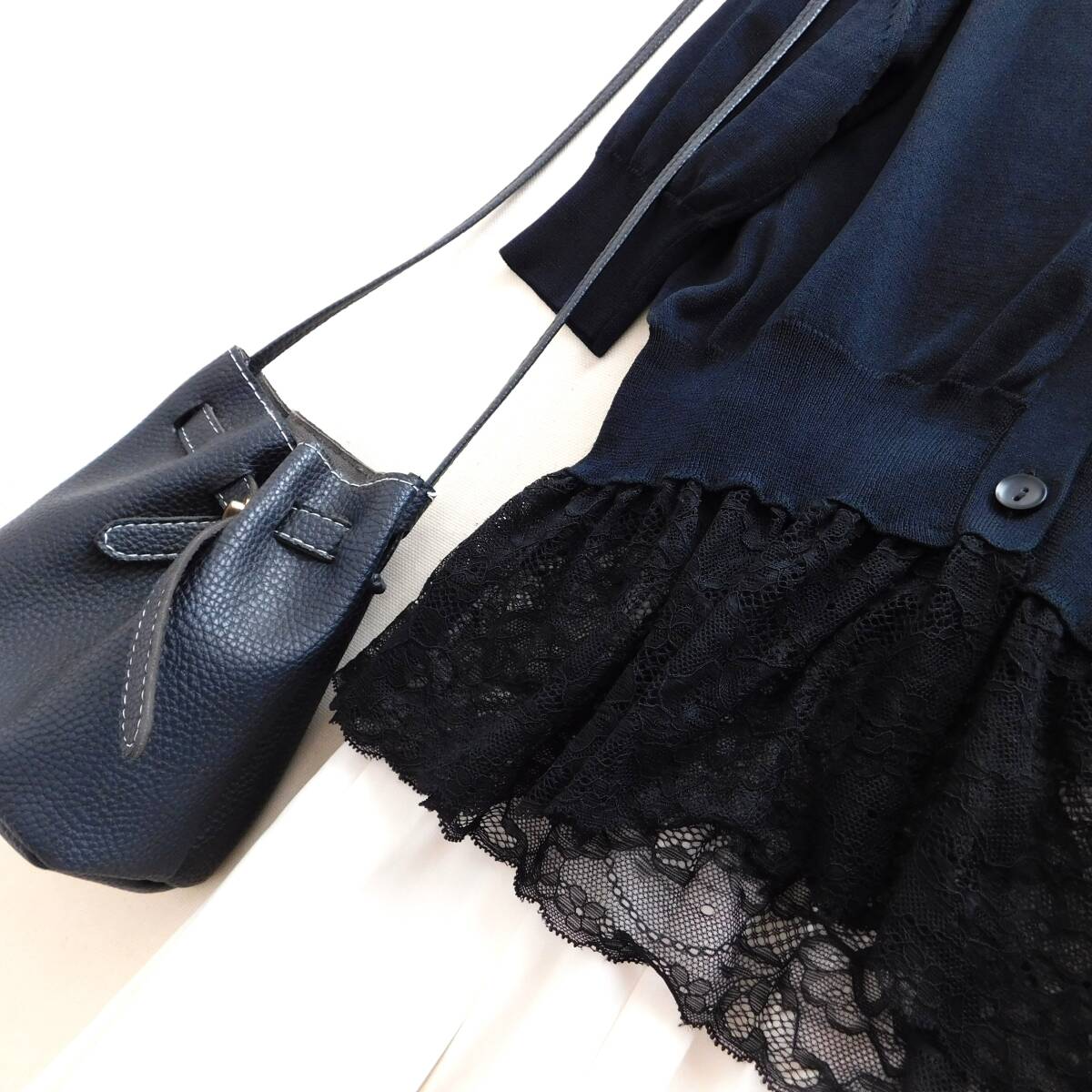 Yahoo!オークション - ELVENCE DEUX 新品同様 カーディガン C883