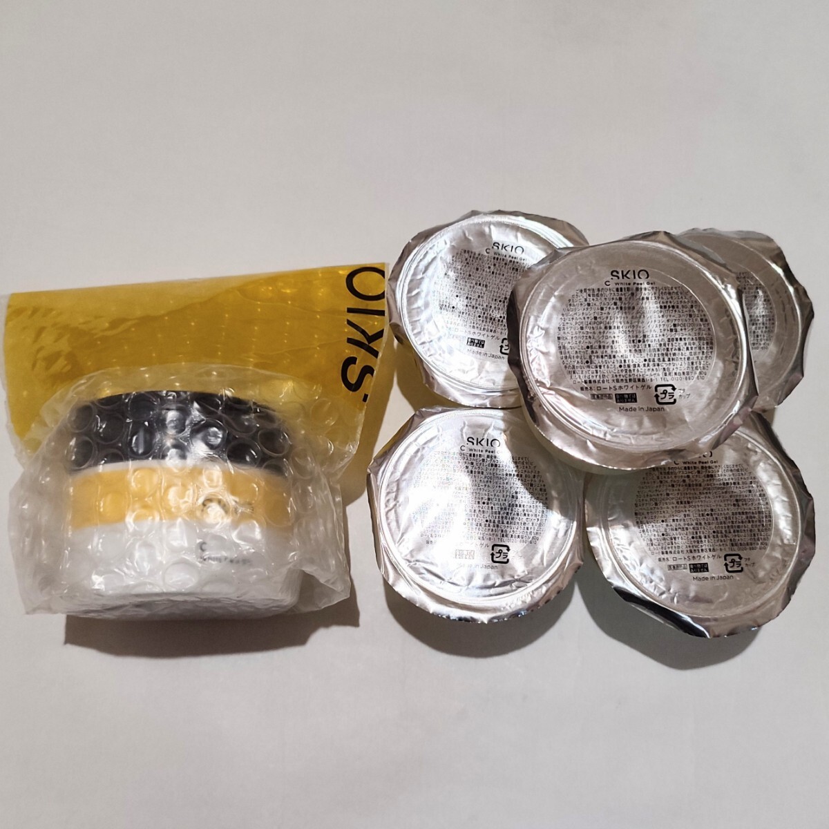 Yahoo!オークション - ロート製薬 SKIO VCホワイトピールゲル 本体80g ...