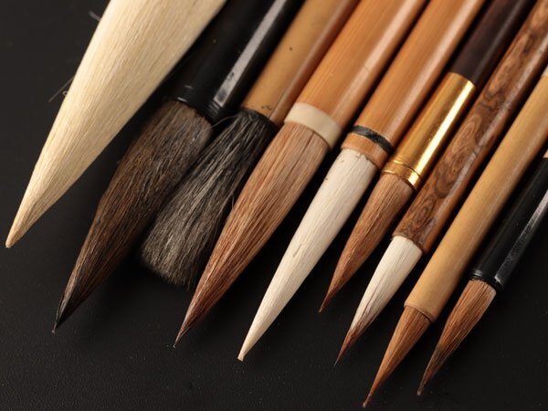 Yahoo!オークション - 【琴》送料無料 書道具 文房四宝 筆まとめて LA2...