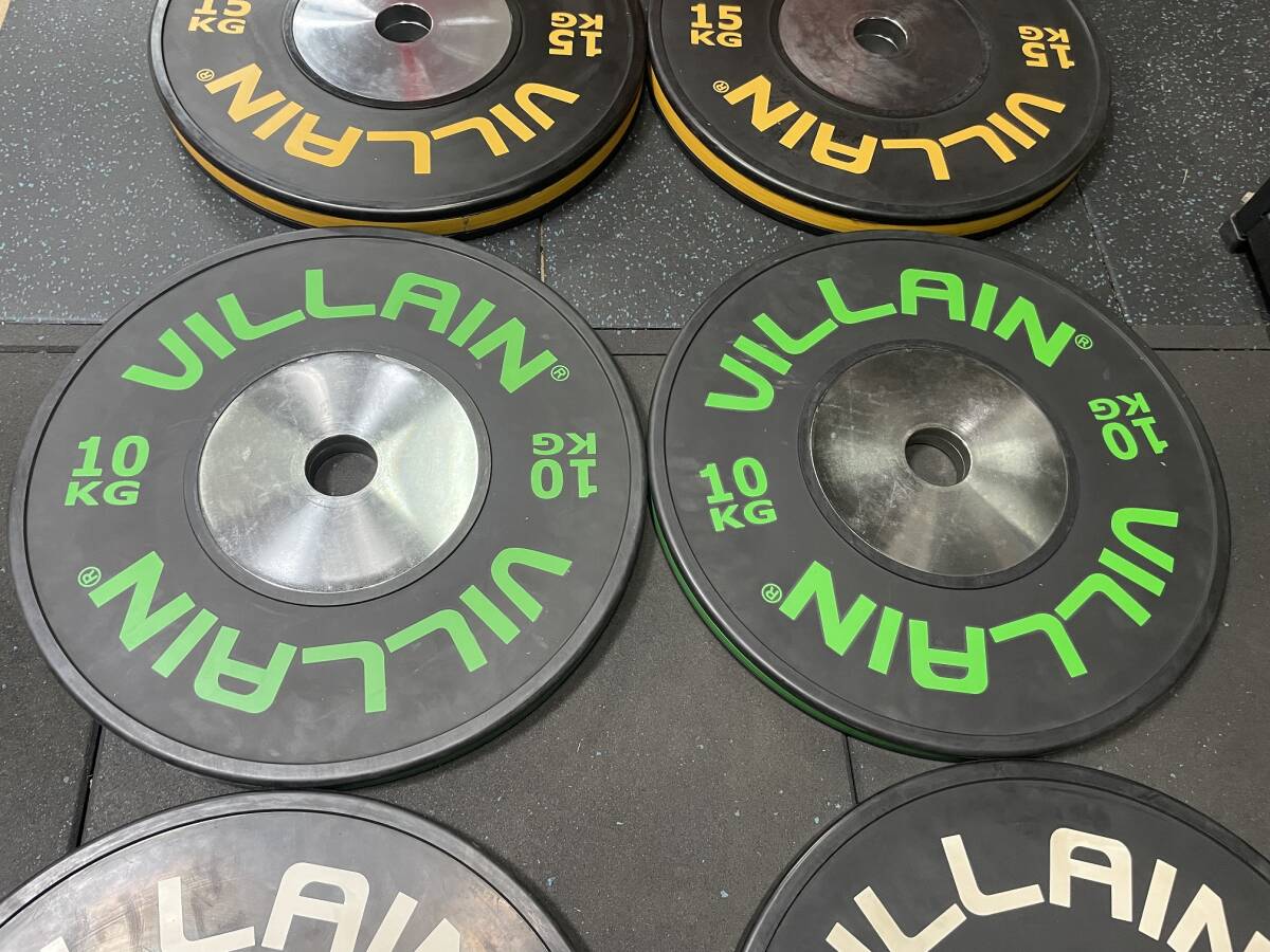 Yahoo!オークション - VILLAIN バンパープレート 5Kg×2/10Kg×2/15Kg...