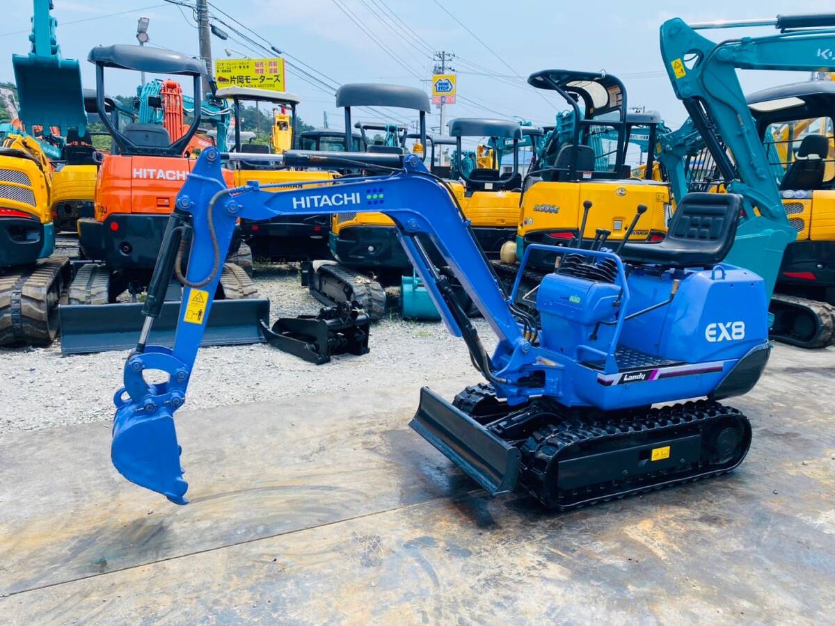 Yahoo!オークション - 日立 EX8 0.8Tクラス・ワンオーナー・中古ミニ油...