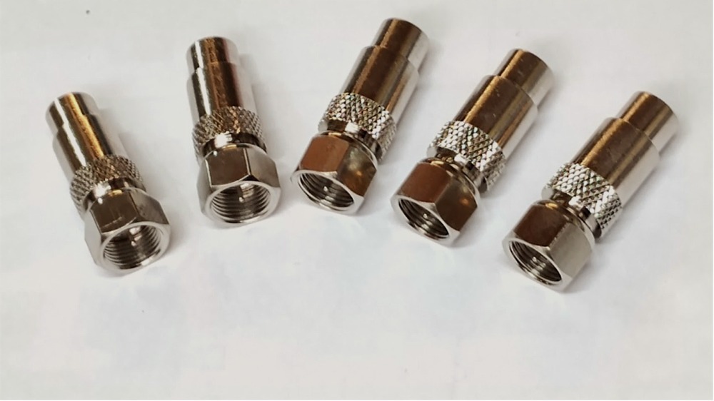 Yahoo!オークション - FP-RCAJ 変換コネクタ - F型プラグ-RCAジャック ...