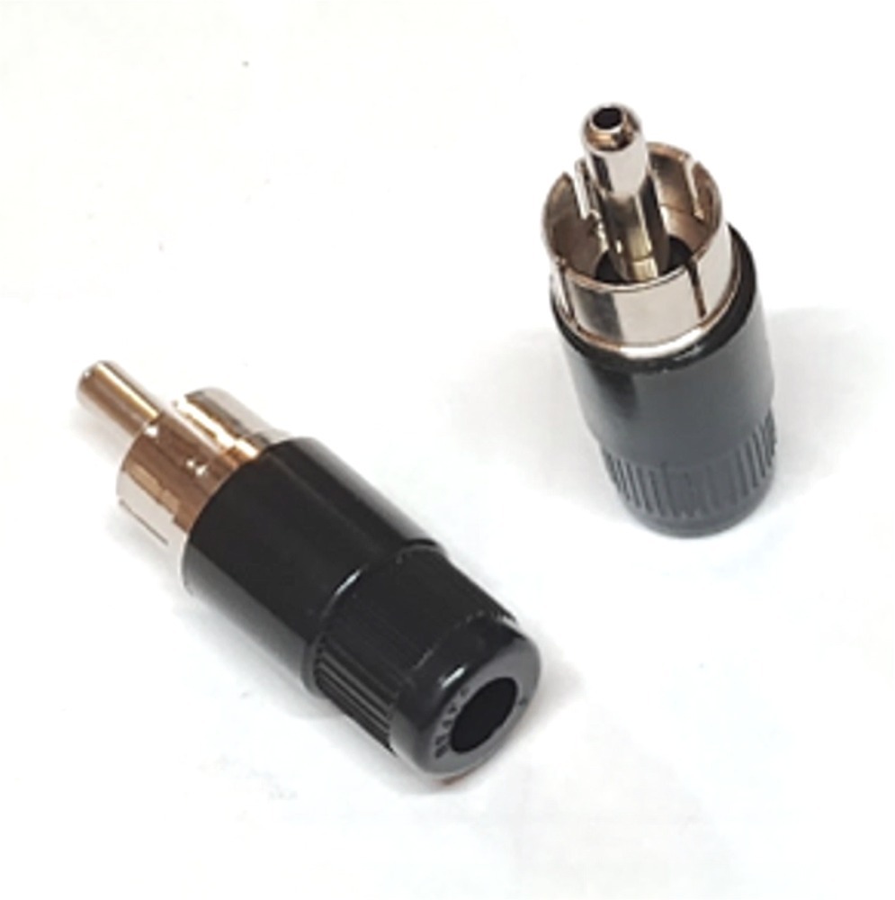 Yahoo!オークション - RCAピンプラグ 黒 RCA-P黒 10個 1組