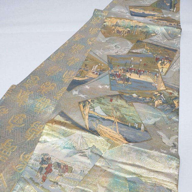 Yahoo!オークション - 袋帯 中古 リサイクル 正絹 フォーマル 仕立て上...