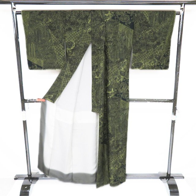 Yahoo!オークション - 特選 小紋 着物 中古 リサイクル 正絹 袷 カジュ...