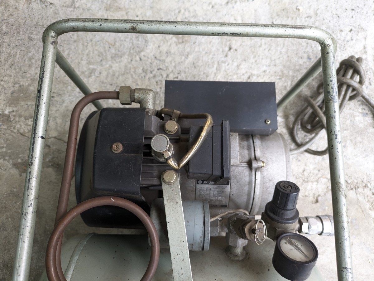 Yahoo!オークション - 【通電確認済】HITACHI エアーコンプレッサー BE...