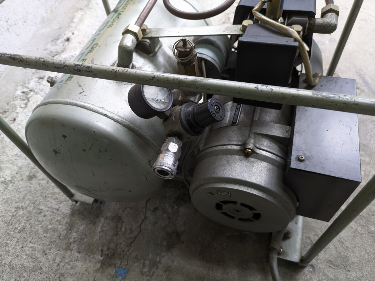 Yahoo!オークション - 【通電確認済】HITACHI エアーコンプレッサー BE...