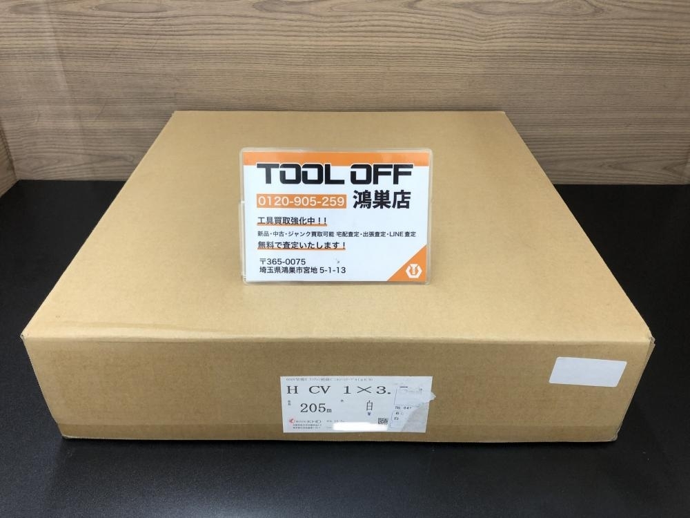 Yahoo!オークション - 016 未使用品・即決価格 HCVケーブル 1×3.5 商...