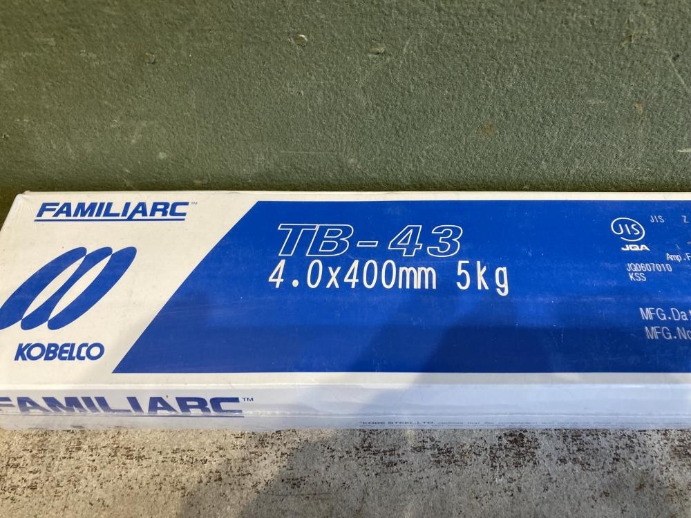 Yahoo!オークション - 021 未開封品 神戸製鋼 溶接棒 TB-43 4.0×400mm