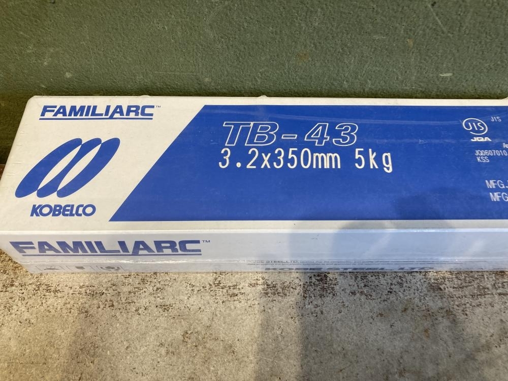 Yahoo!オークション - 021 未開封品 神戸製鋼 溶接棒 TB-43 3.2×350mm