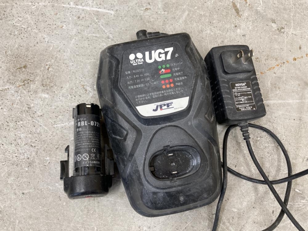 Yahoo!オークション - 005 おすすめ品 JPF ガス鋲打ち機 UG7 バッテリ2...