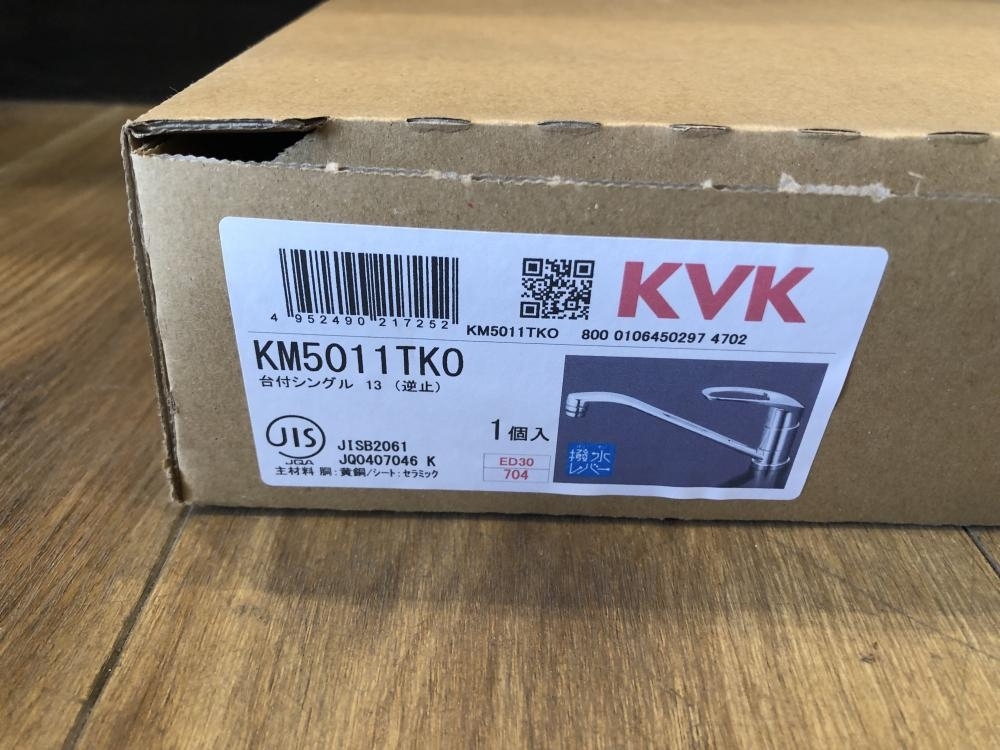 Yahoo!オークション - 008 未開封品・即決価格 KVK シングルレバー混合...