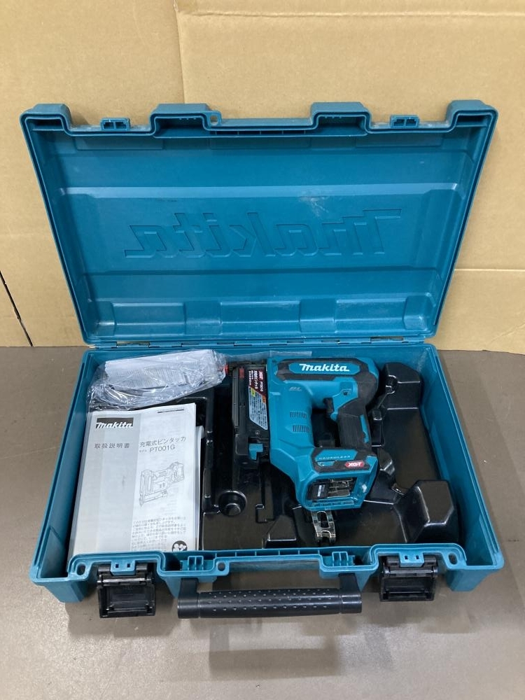 Yahoo!オークション - 007 おすすめ品 マキタ 40V充電式ピンタッカ PT0...