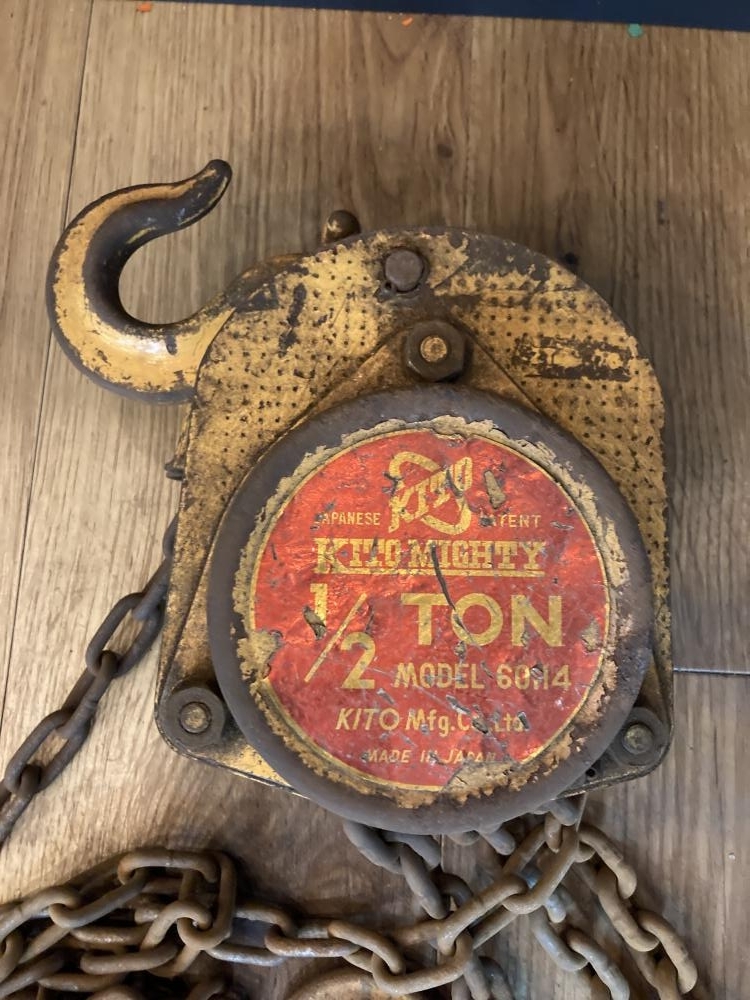 Yahoo!オークション - 023 おすすめ商品 KITO キトー チェーンブロック...