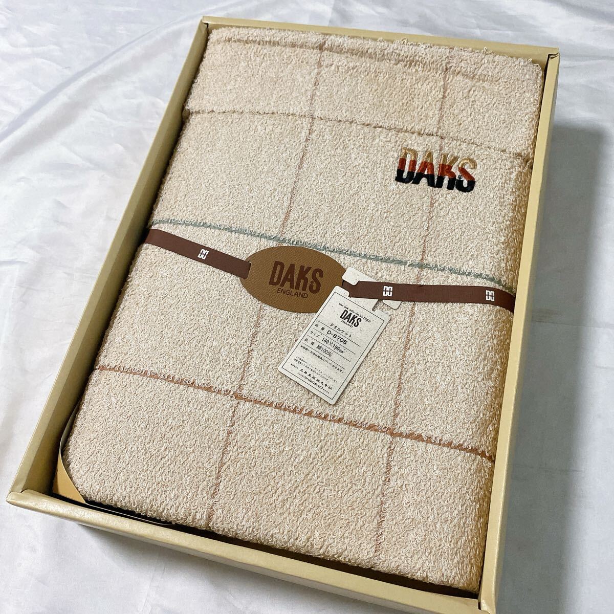 Yahoo!オークション - 未使用 DAKS ダックス タオルケット 寝具 綿100%...