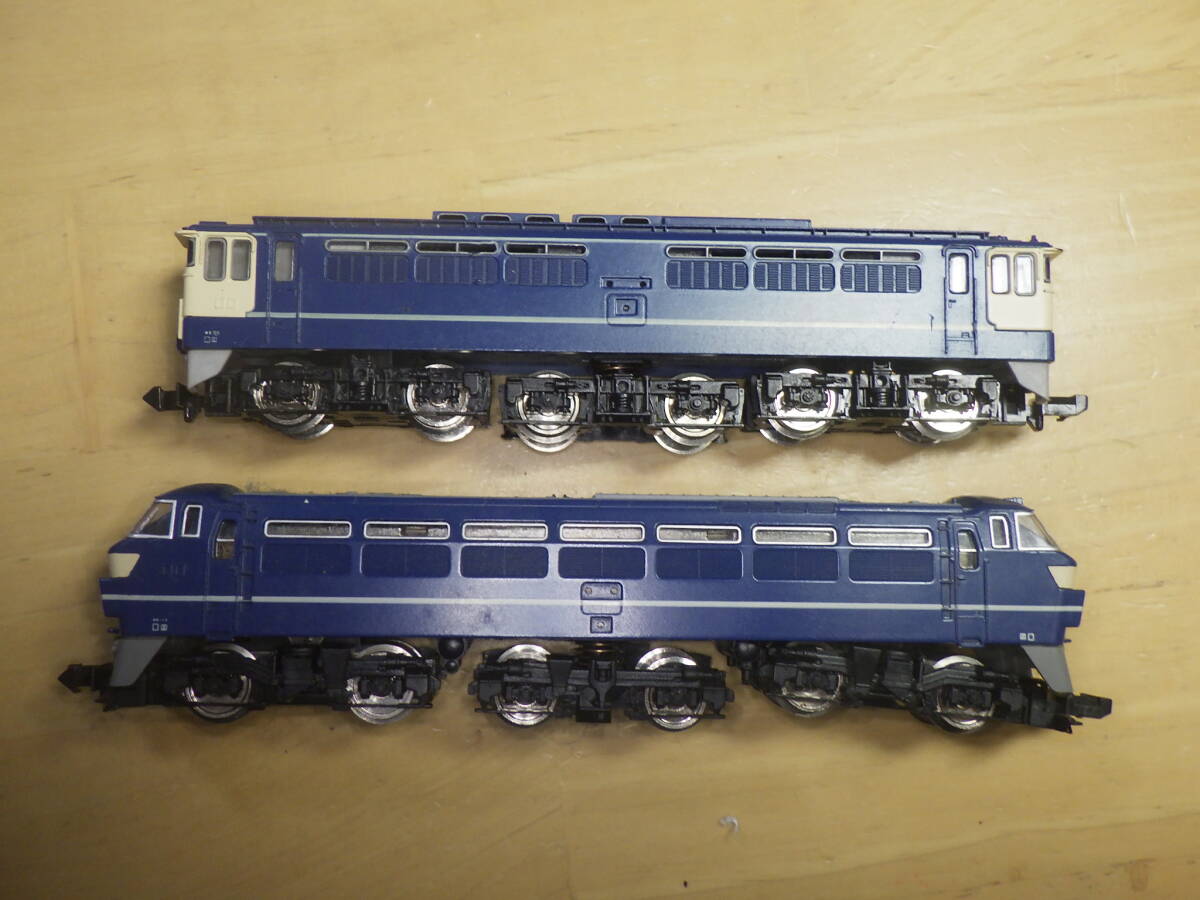 Yahoo!オークション - ジャンク No.72 TOMIX EF65 EF66 電気機関車 2両...