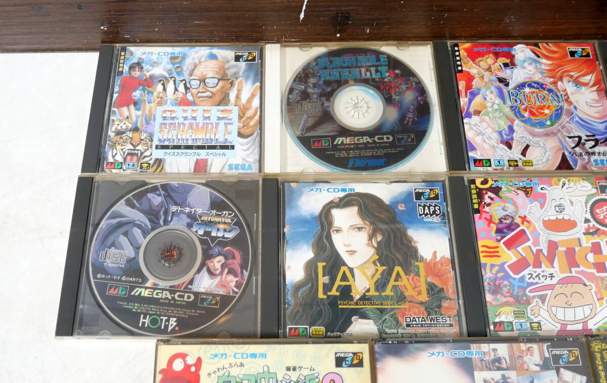 Yahoo!オークション - (R707-F142) 現状品 MEGA CD ソフトまとめて 11...