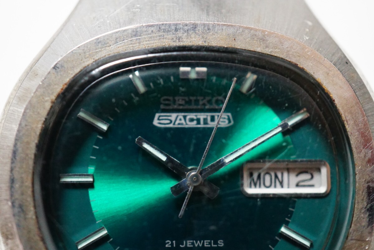Yahoo!オークション - F731 SEIKO5/セイコー5 ACTUS アクタス 自動巻き...