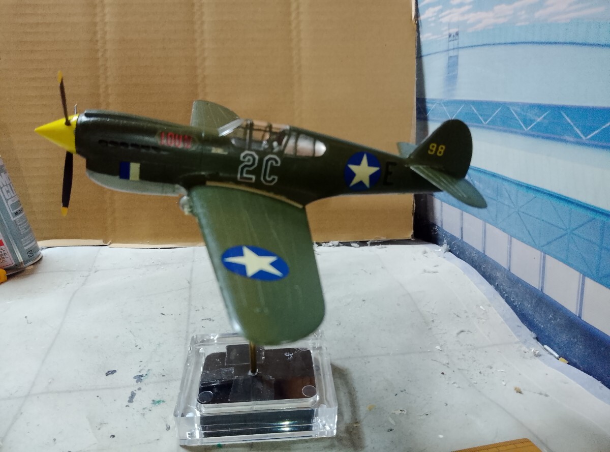 Yahoo!オークション - 1/48 アメリカ陸軍 P40完成品