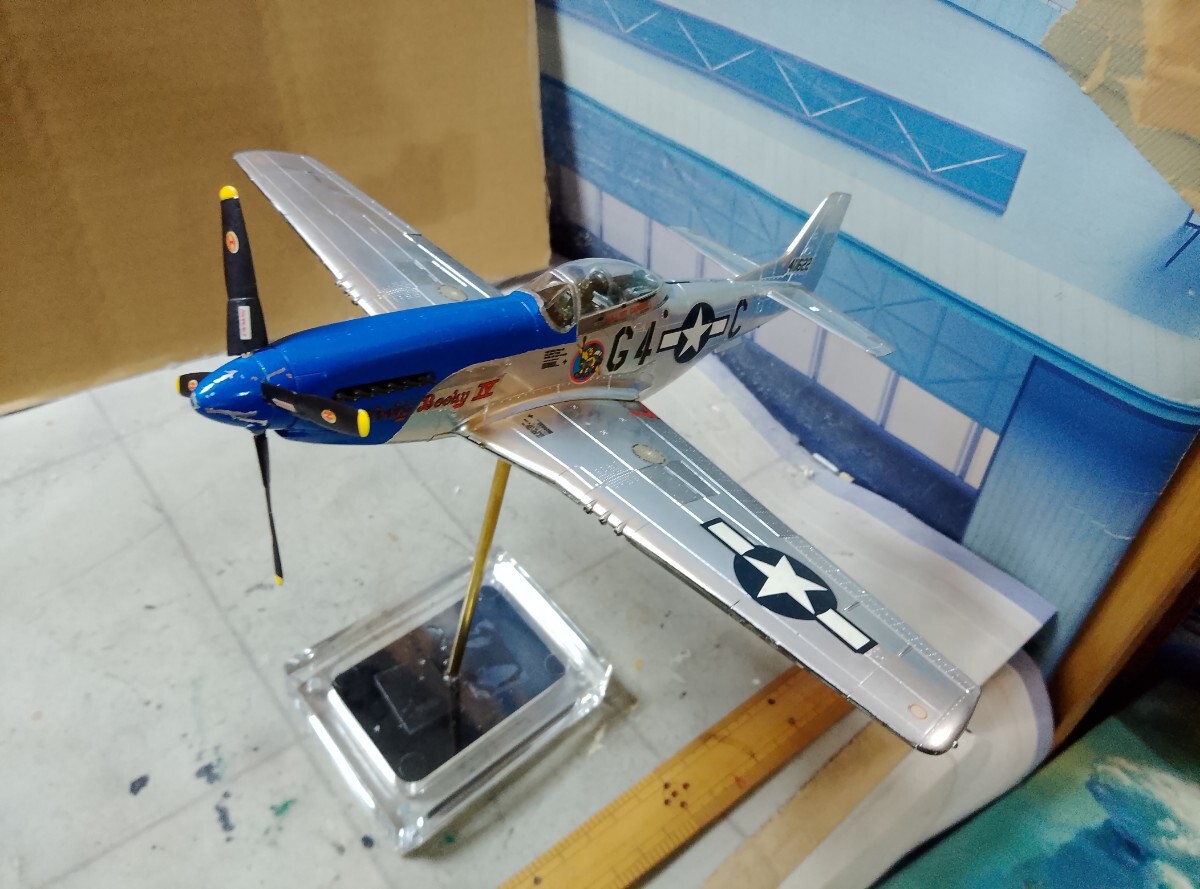 Yahoo!オークション - 1/48 アメリカ陸軍 P51D完成品