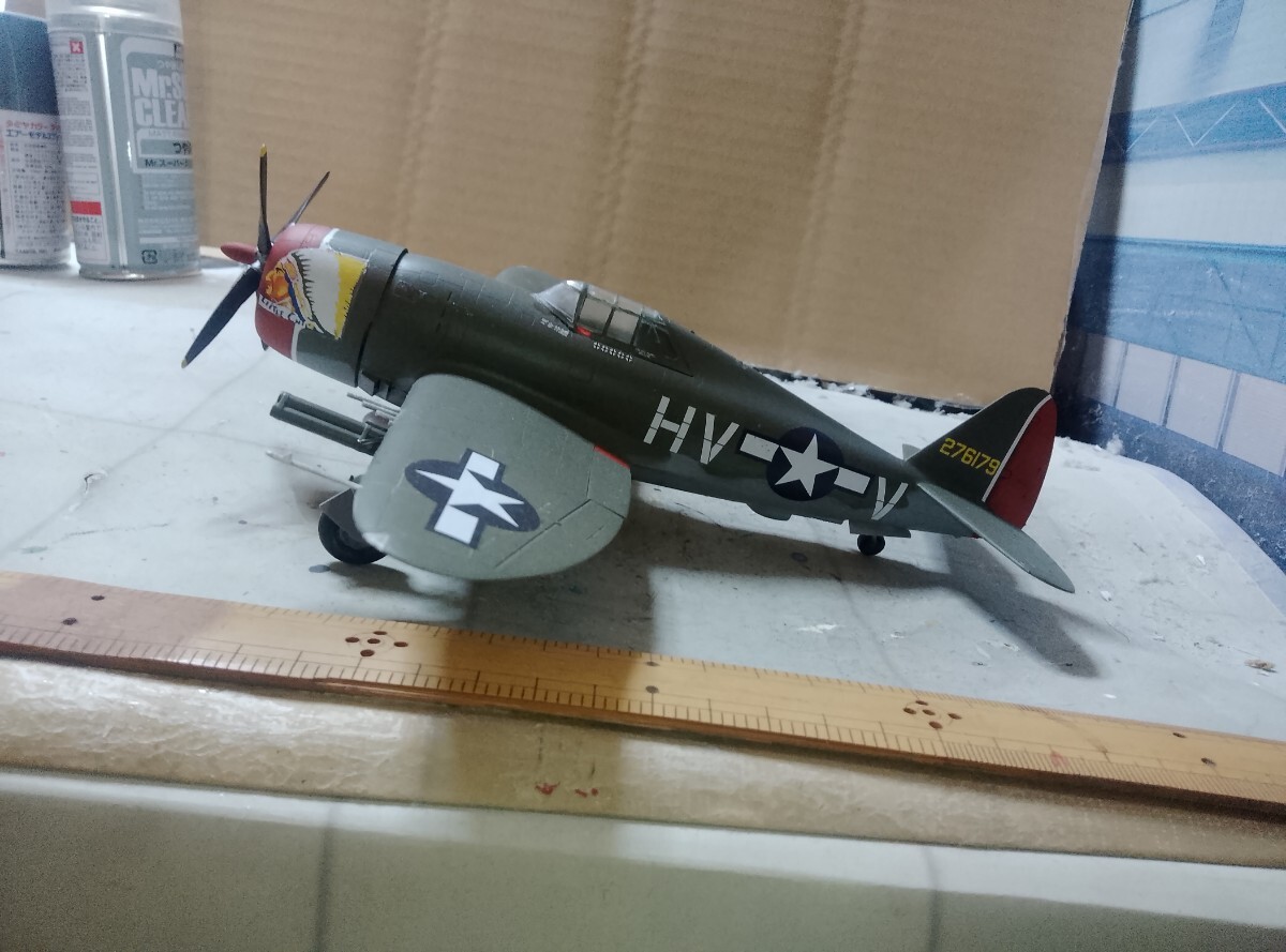 Yahoo!オークション - 1/48 アメリカ陸軍 P47完成品
