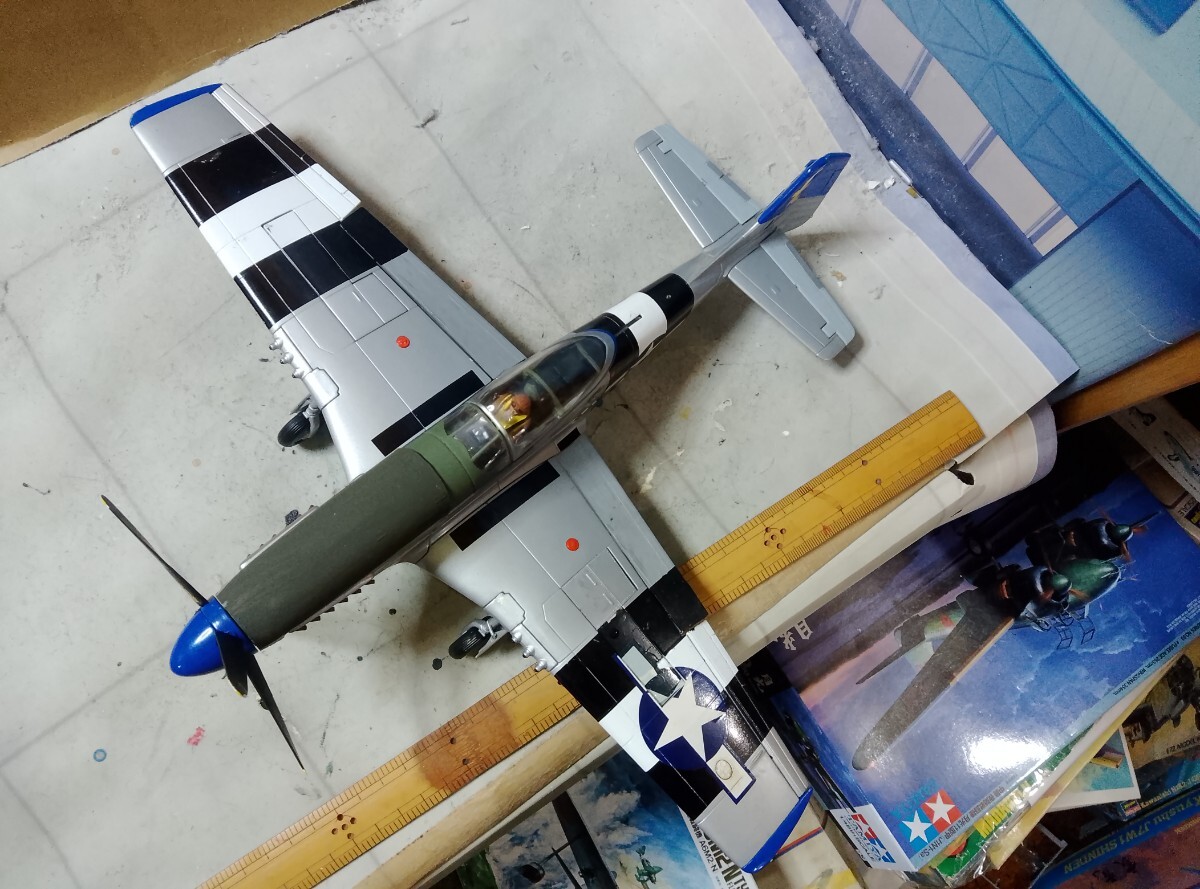 Yahoo!オークション - 1/32 アメリカ陸軍 ダイキャスト製P51完成品ジャ...