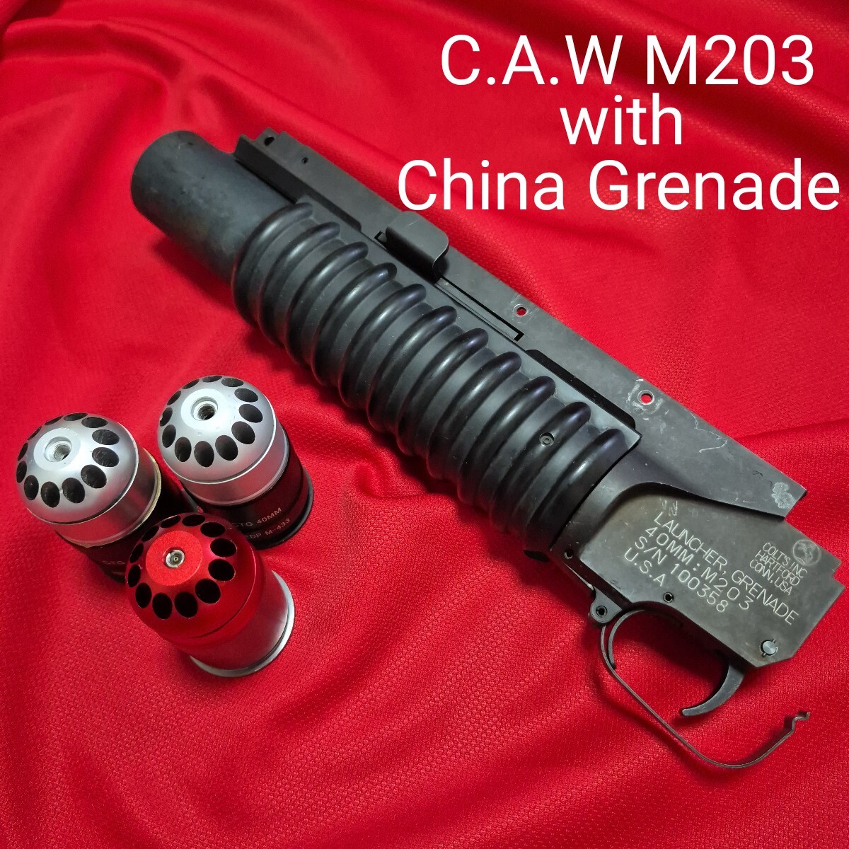 Yahoo!オークション - CAW製/M203 40mm ガスグレネード ジャンクチャイ...