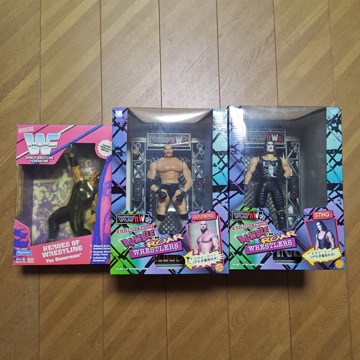 Yahoo!オークション - WCW ゴールドバーグ スティング WWF アンダーテ...